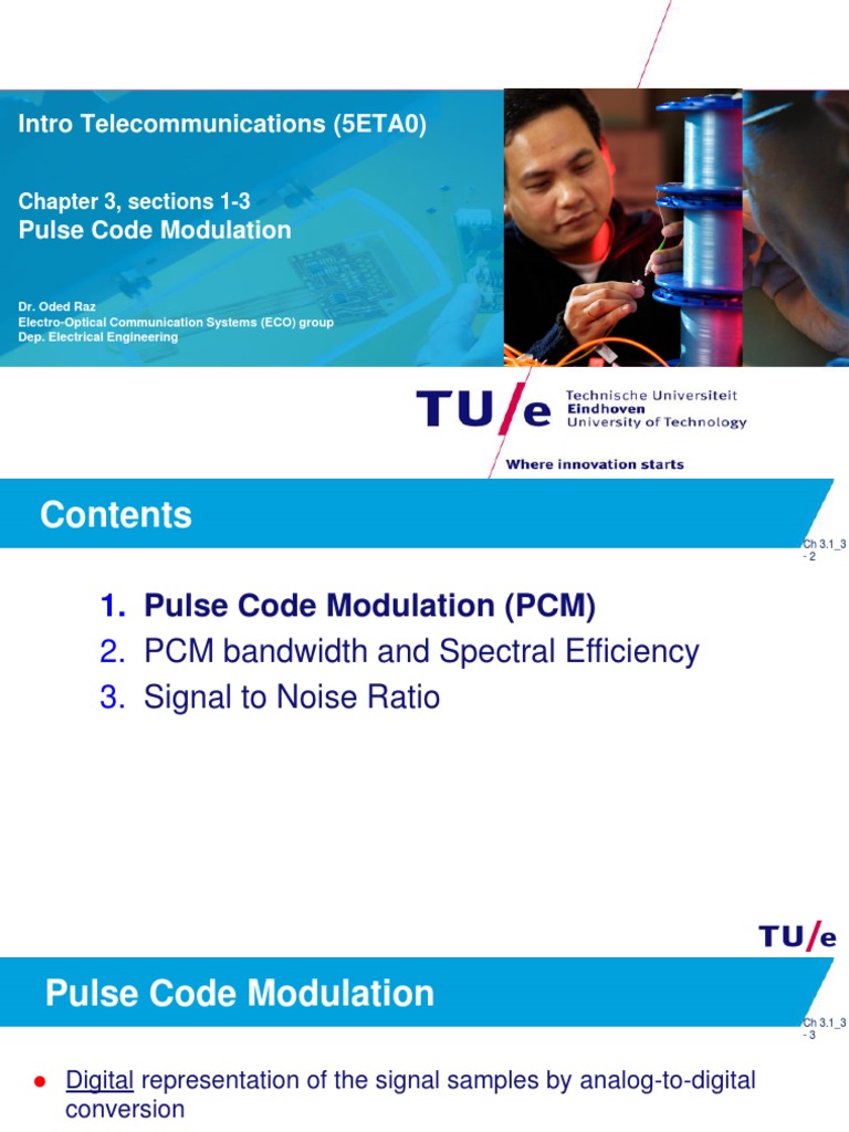 2.3_Pulse_Code_Modulation | PDF | Signal To Noise Ratio | Analog To ...