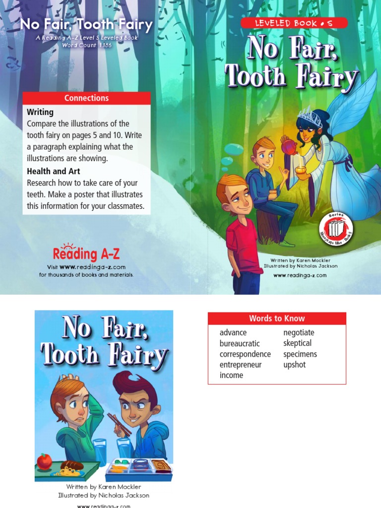No Fair, Tooth Fairy Negotiation | PDF