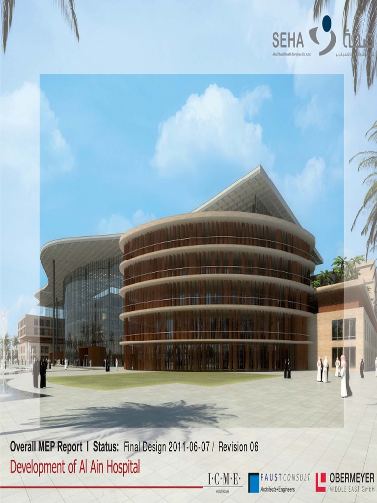 MEP Design Report for Al-Ain Hospital | PDF | Security Alarm | Civil Engineering