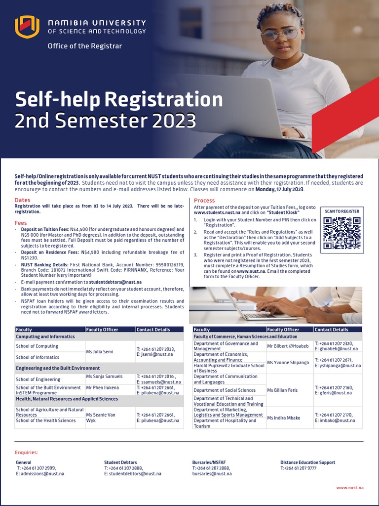 Ad SelfHelp Registration 2ndsemester 2023 | PDF