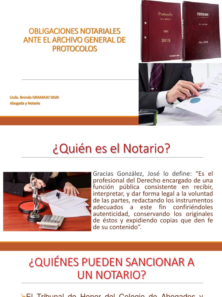 Obligaciones Notariales | Descargar gratis PDF | Gobierno | Derecho Civil (Common Law)