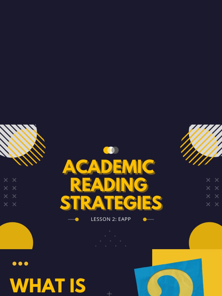 Academic Reading Strategies | PDF | Career & Growth | Science & Mathematics