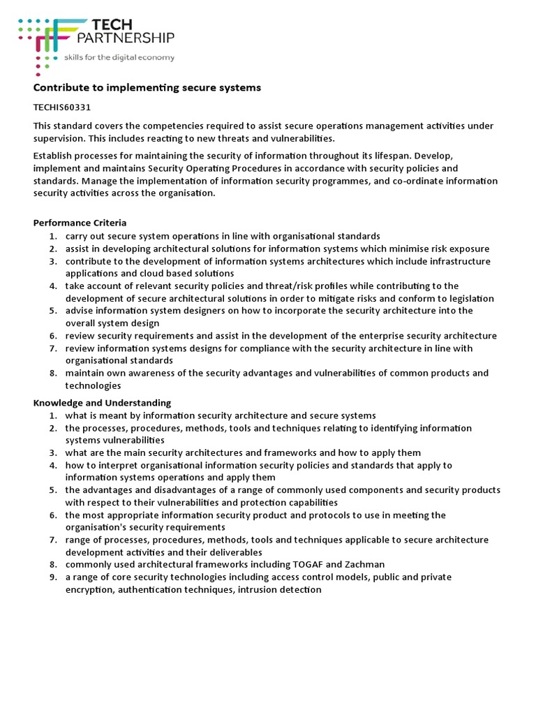 Sec Arch Training | PDF | Information Security | Computer Security