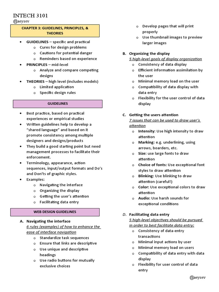 Chapter 3 - Intech 3101 | Download Free PDF | User Interface | Menu (Computing)