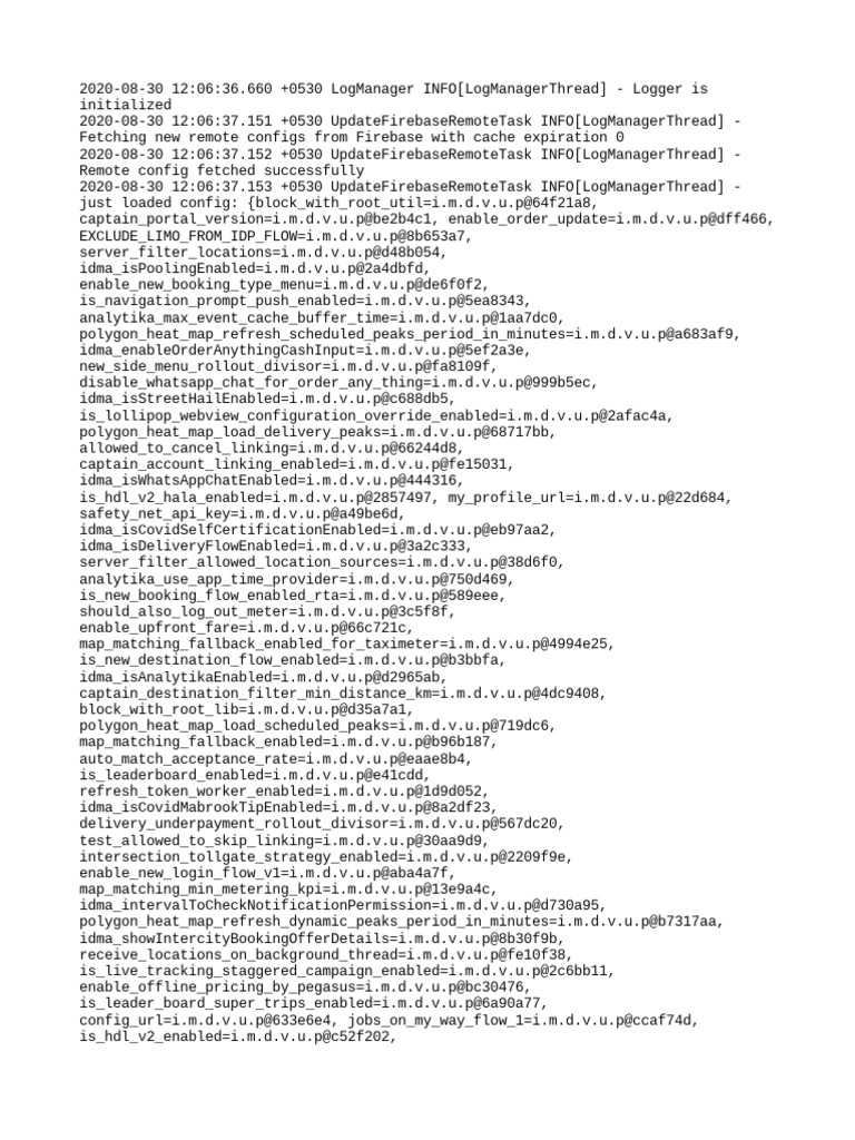 Log | PDF Log | PDF