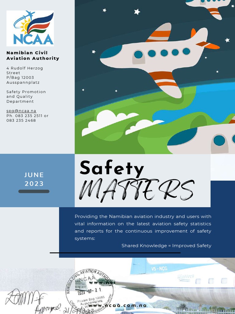 June 2023 Aviation Safety Bulletin | PDF | Airport Security | Risk