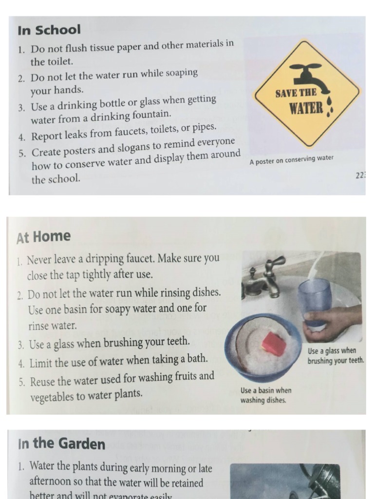 Conserve Water | PDF