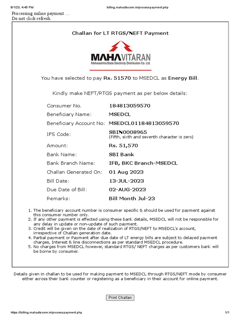 Billing - Mahadiscom.in Processpayment - PHP | PDF | Personal Finance ...