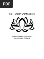 Pali Sinhala English Vandana Book | PDF | Buddhist Practices | Buddhist Philosophy