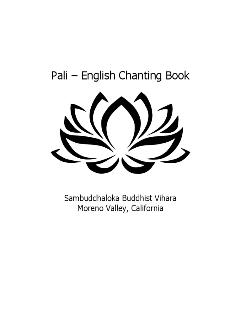 Pali English Chanting SB Vihara | PDF | Bhikkhu | Indian Religions