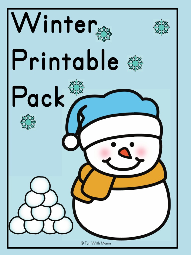 Winter Printable Pack | PDF