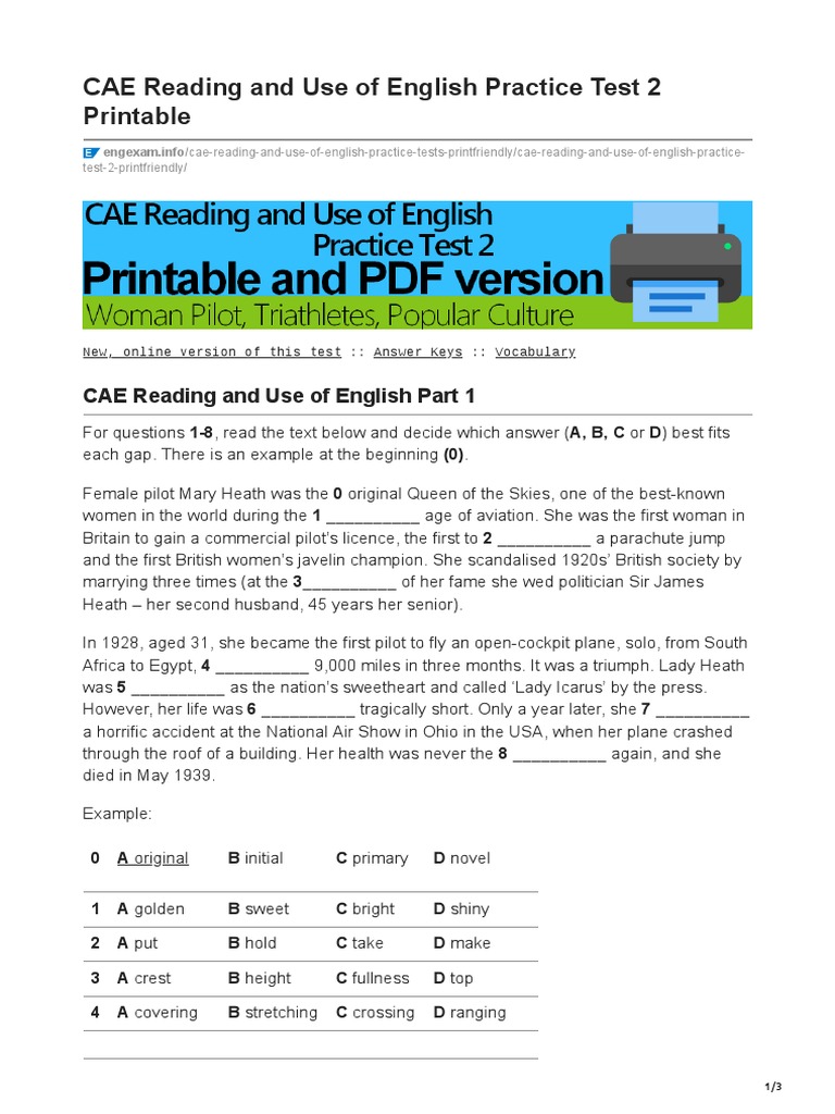 CAE Reading Practice Test 2 | PDF | Triathlon