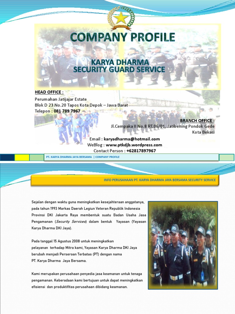 Proposal Security Service | PDF | Business