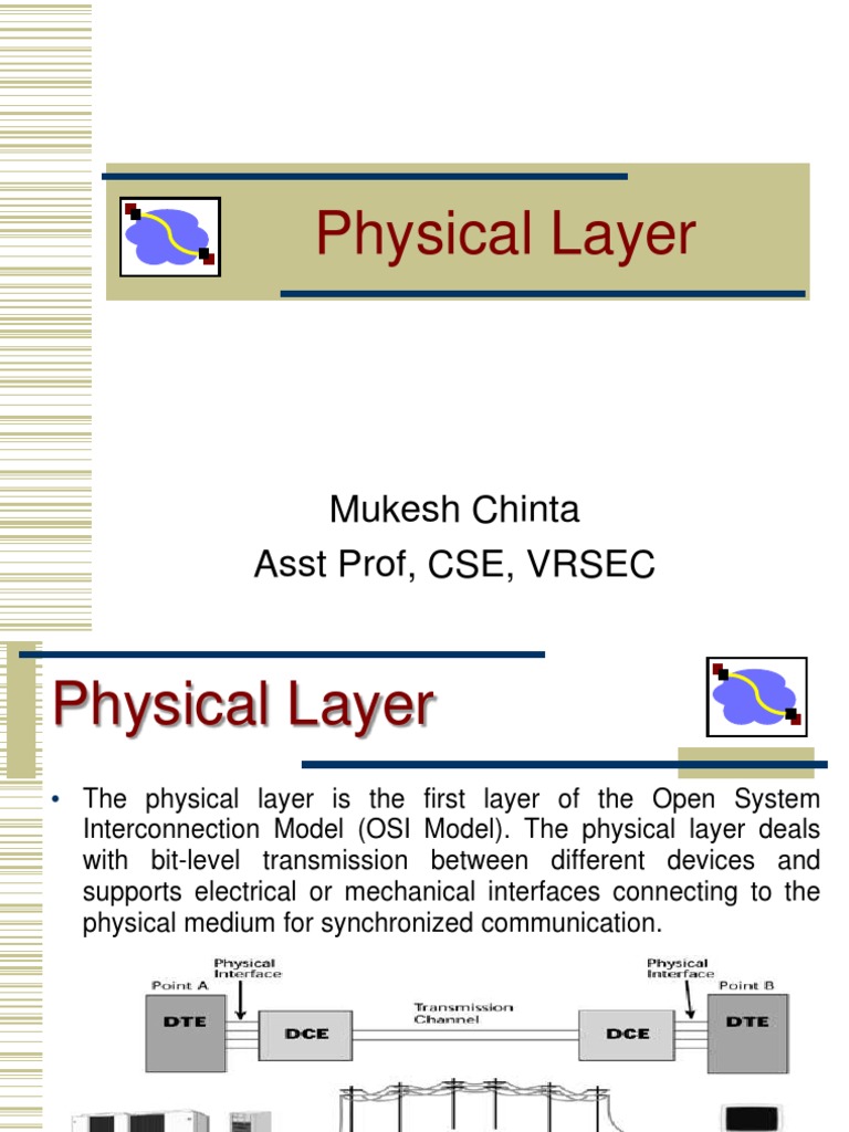 Physical Layer 1 | PDF