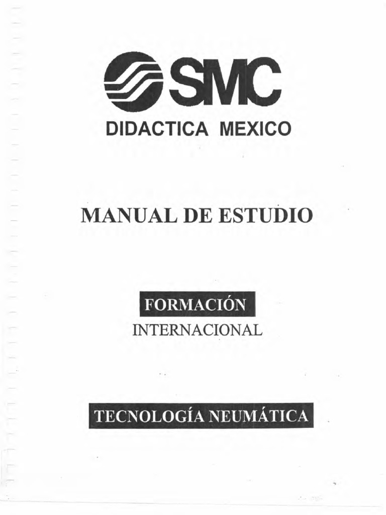SMC Manual de Estudio Tecnologia Neumatica | PDF