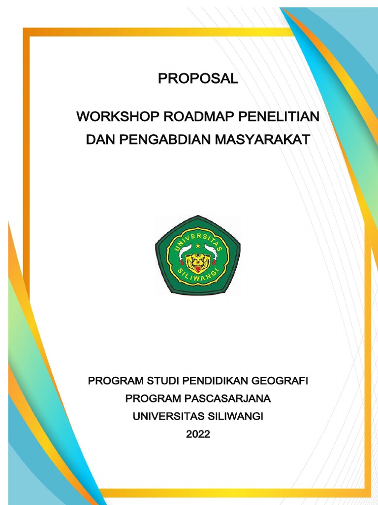Proposal WORKSHOP ROADMAP PENELITIAN DAN PENGABDIAN MASYARAKAT | PDF