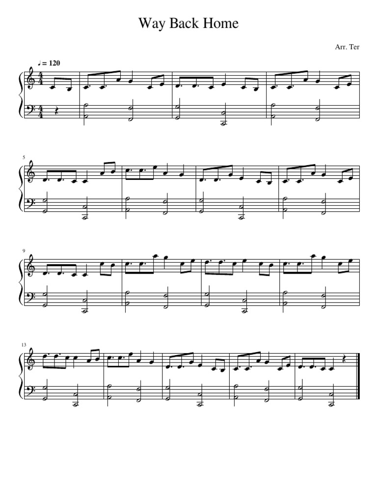 Way Back Home | PDF