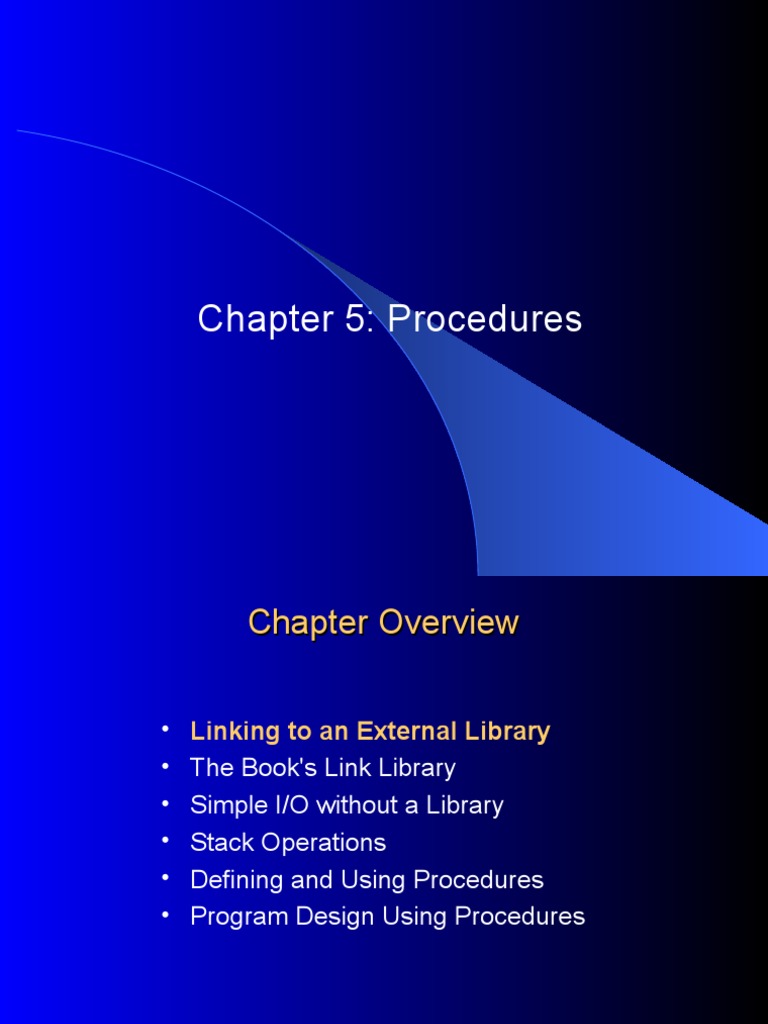 Chapt 05 | PDF | Assembly Language | Integer (Computer Science)