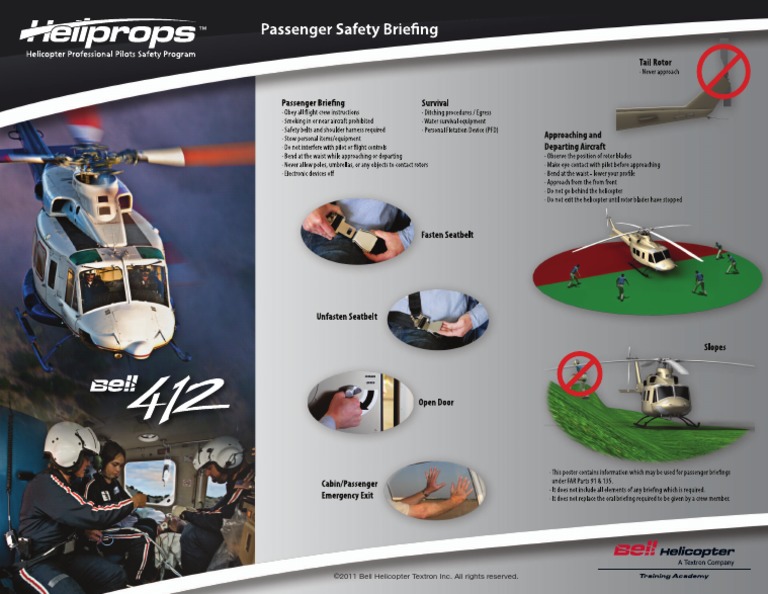 412 Passenger Safety Briefing Web | PDF