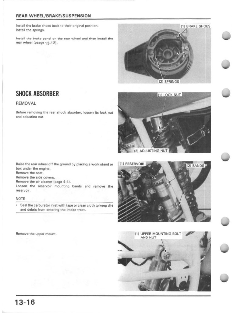 honda-xr250r-shock | PDF