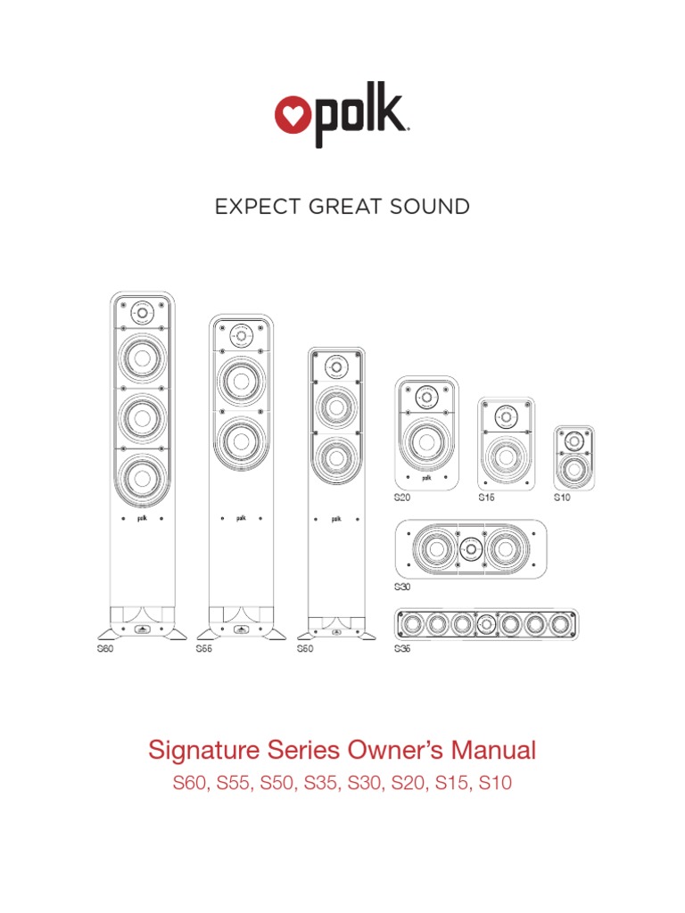 Manual Polk | PDF | Loudspeaker | Electrical Connector