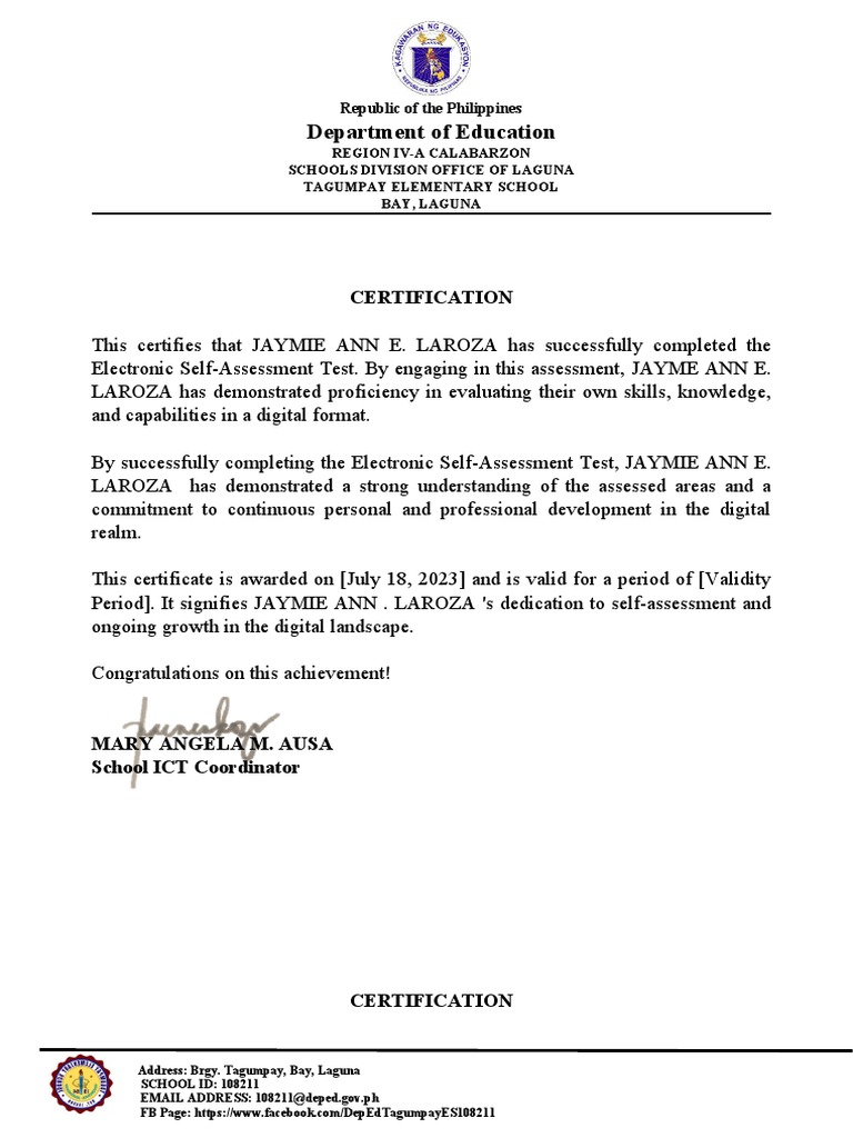 Ict Certification | PDF