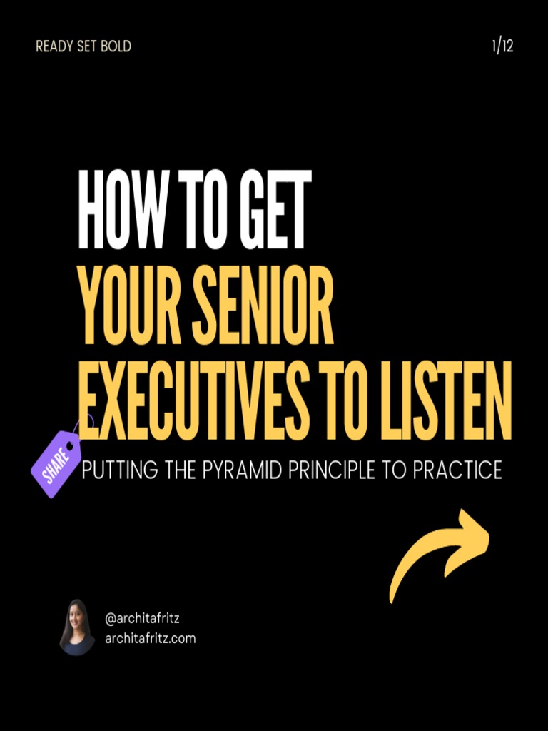 Pyramid Principle: Presenting Annual and Strategic Plans | PDF ...