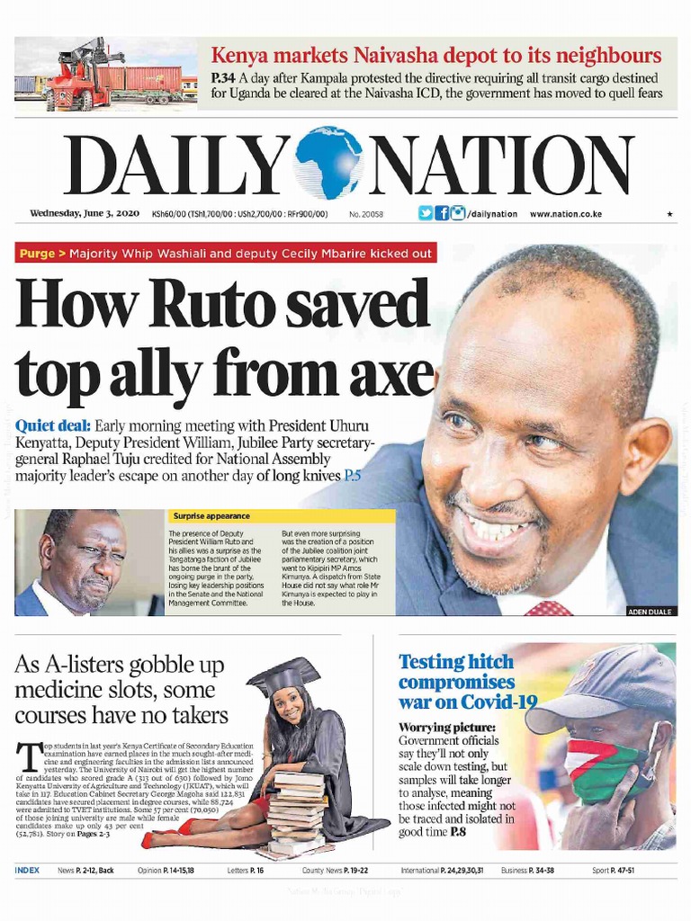 Daily Nation 03rd June 2020 | PDF