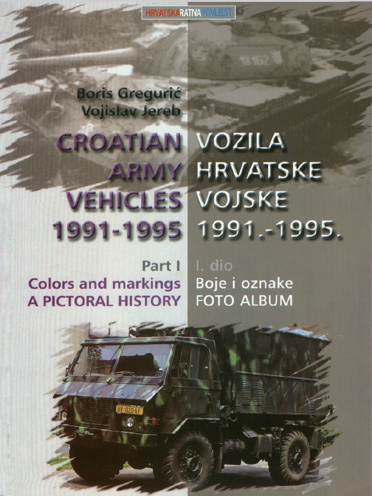 Croatian Army Vehicles 1991-1995. Colors and Markings | PDF