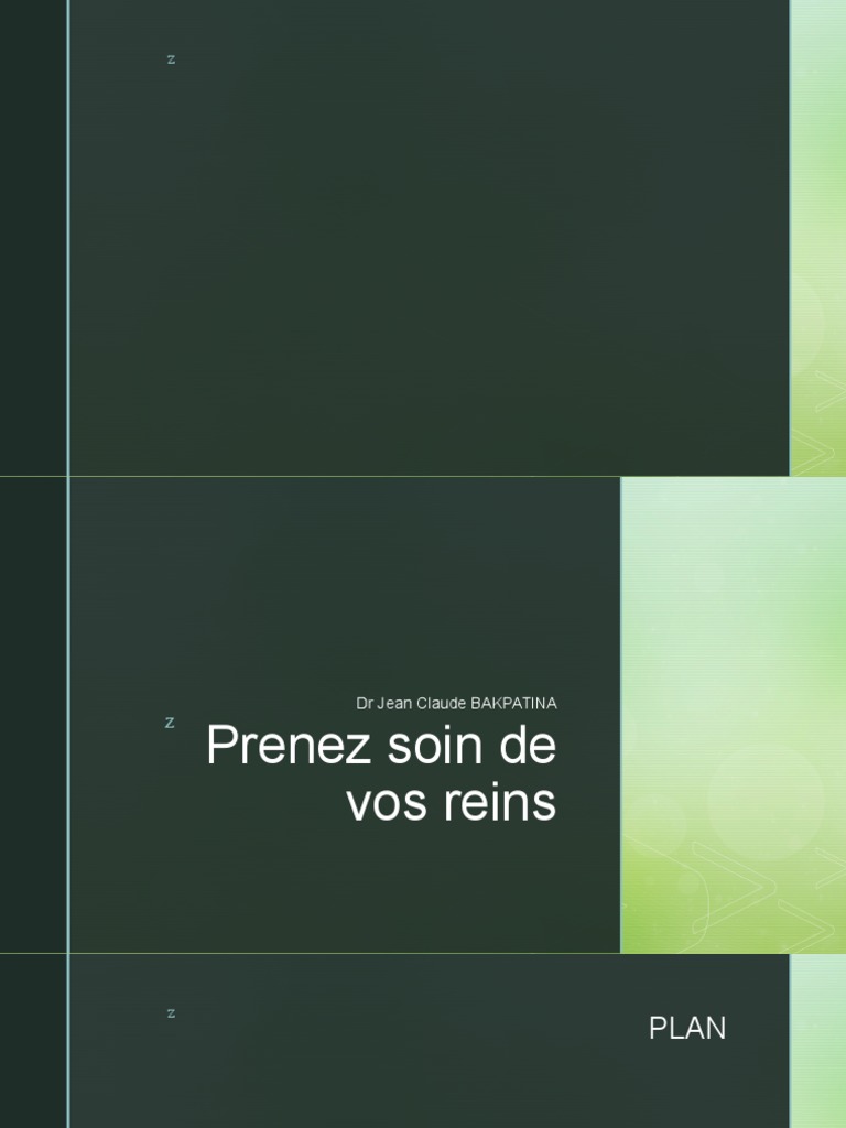 Prenez Soin de Vos Reins | PDF | Bien-être | Sciences et mathématiques