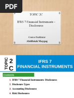 Ifrs 7 | PDF | Fair Value | Financial Risk