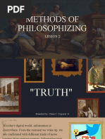 Introduction To The Philosophy of The Human Person - DOMAINS OF TRUTH ...