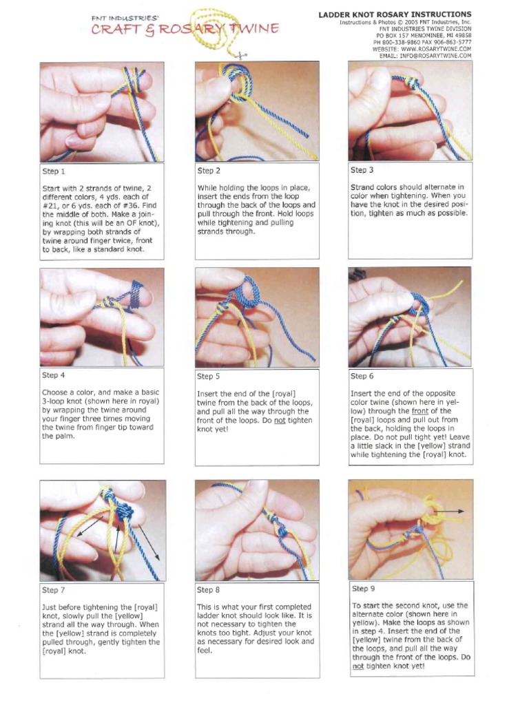 Ladder Knot Rosary Pdf
