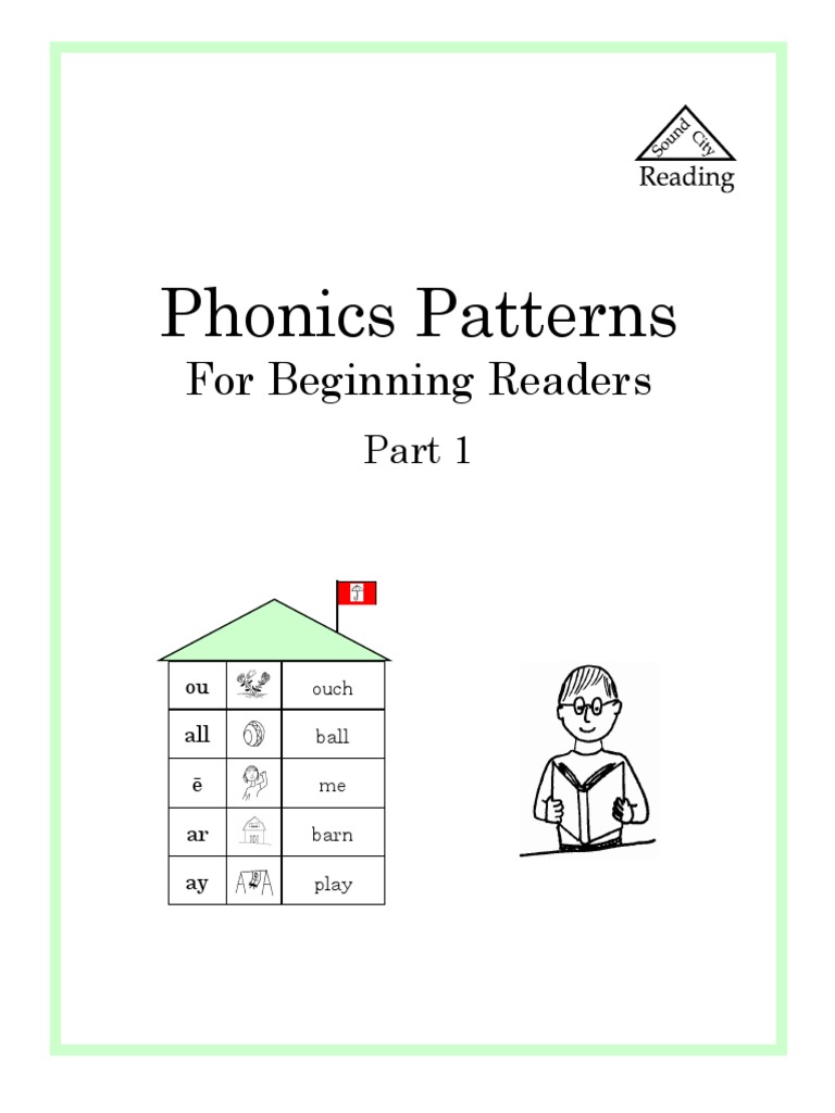 Phonics Patterns For Beginning Readers | PDF | Consonant | Vowel