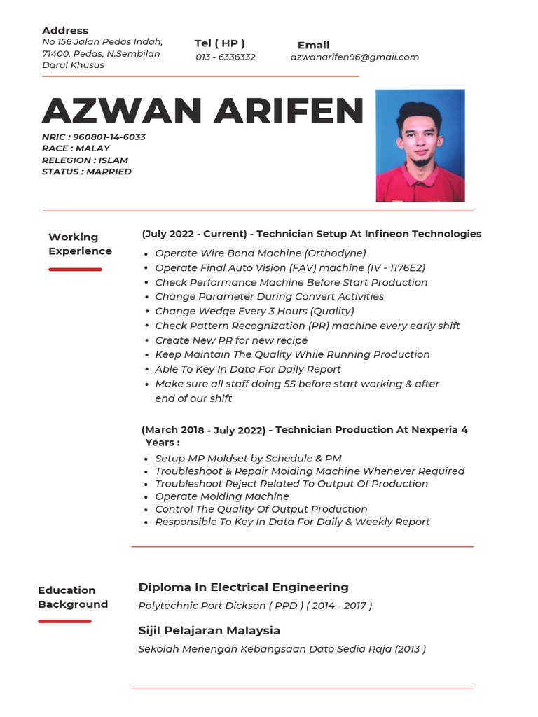 Azwan Resume New | PDF