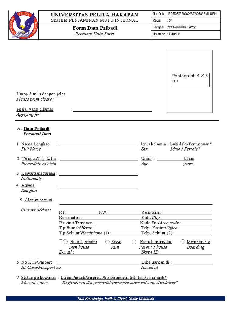 Contoh Persona Data | PDF