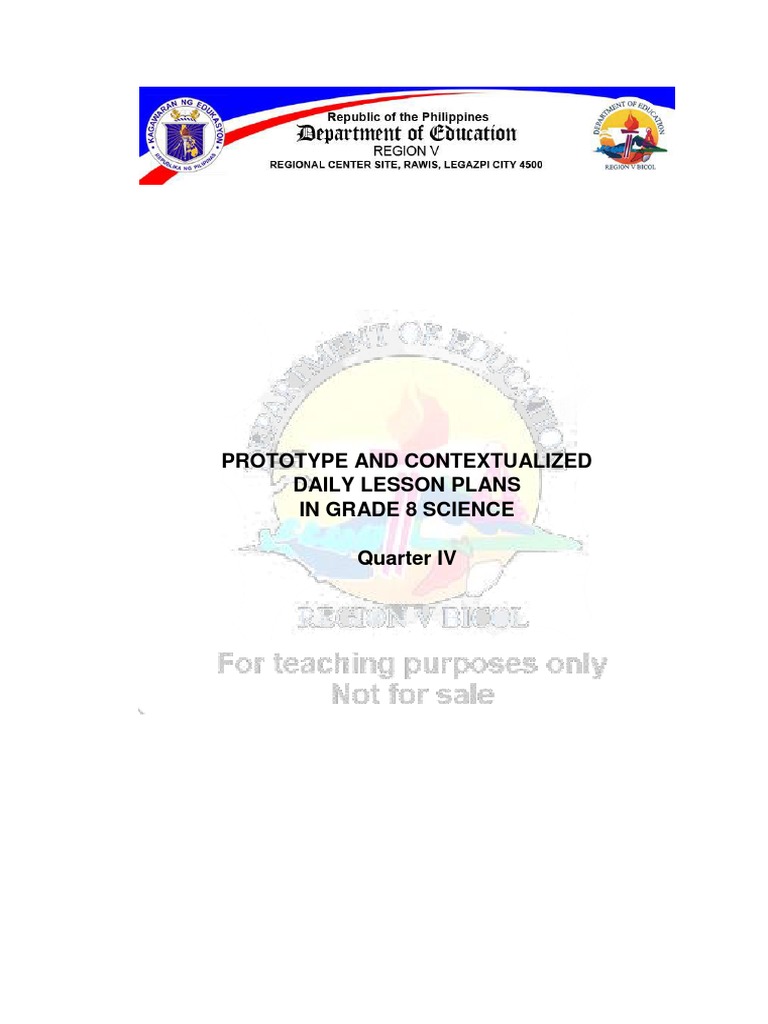 Science DLP Grade 8 Quarter 4 | PDF | Digestion | Stomach