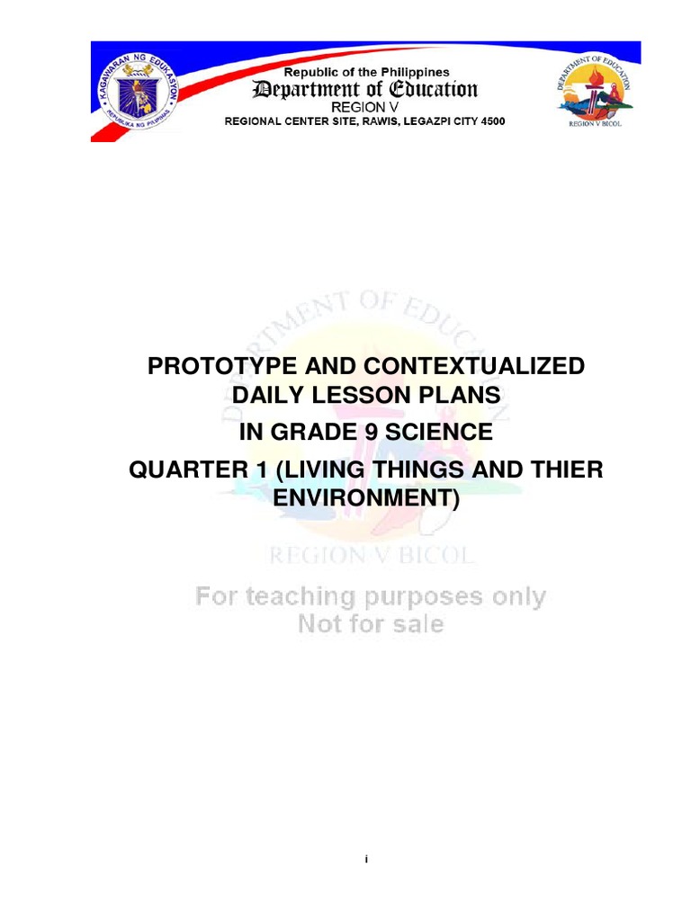 g9 Science Prototype DLP Quarter 1 | PDF | Artery | Breathing