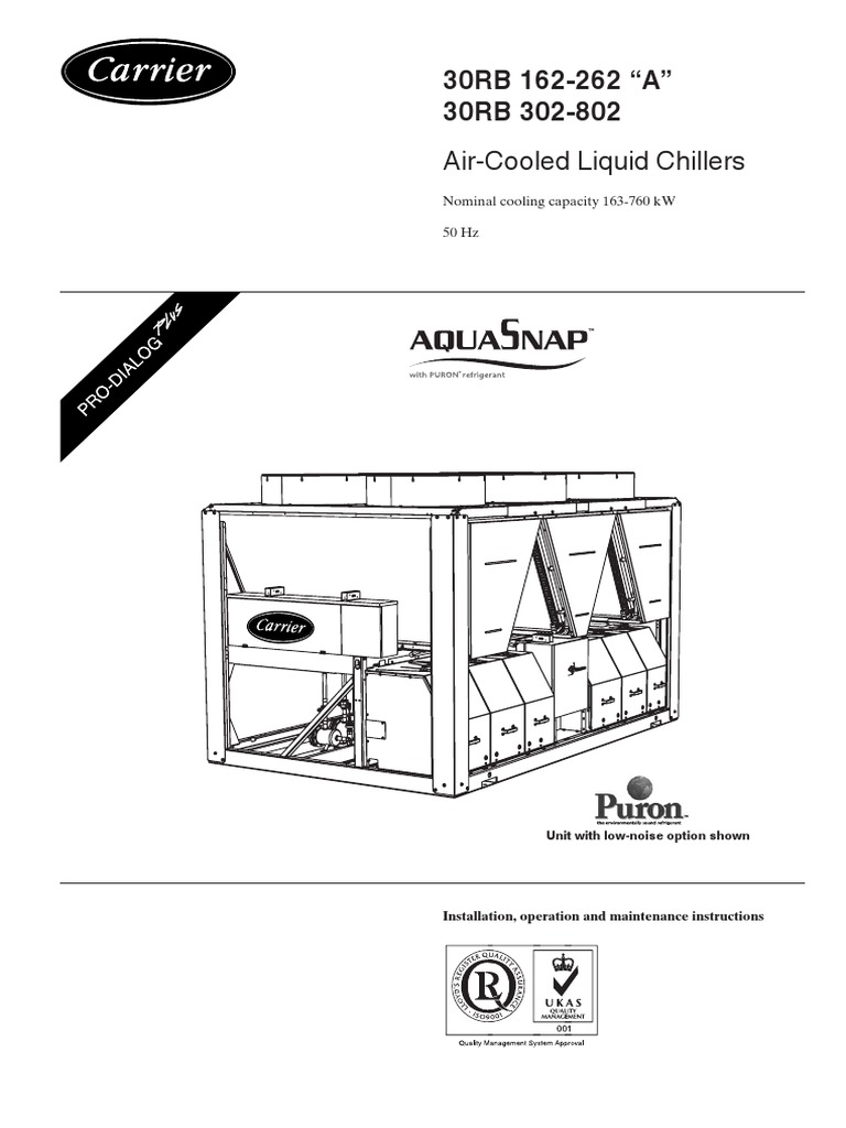 30RB Carrier Chiller | PDF