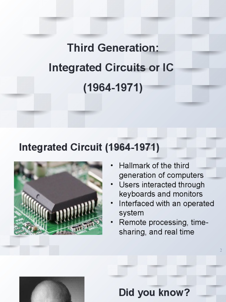 ShortPresentations-The 3rd Generation of Computer | PDF