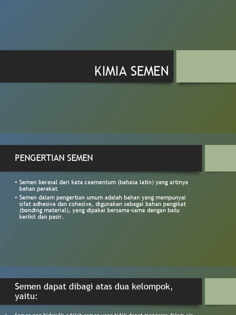 Kimia Semen | PDF