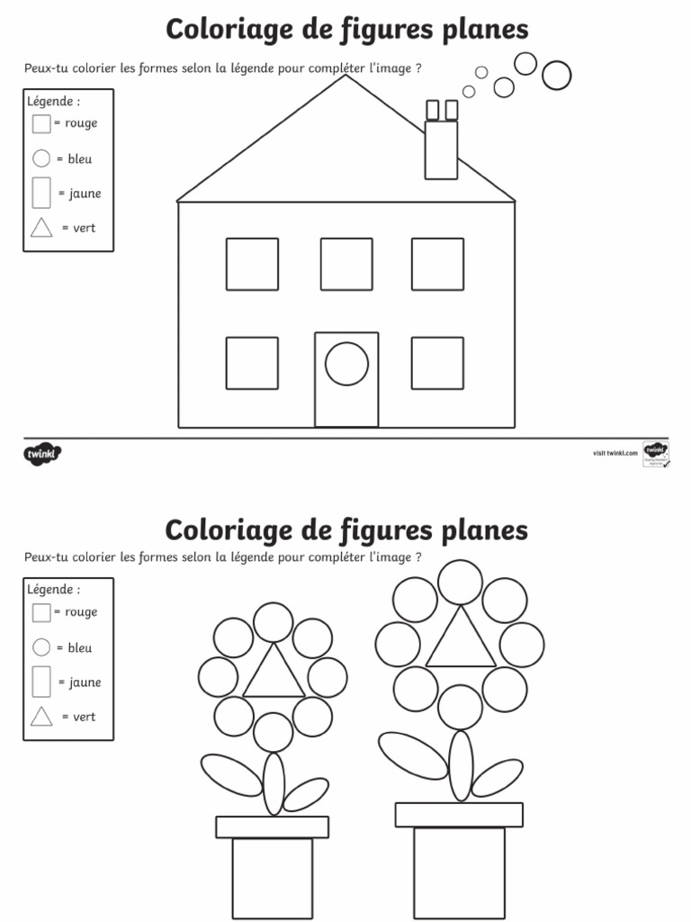 MS Coloriage-Magique-Des-Figures-Planes | PDF
