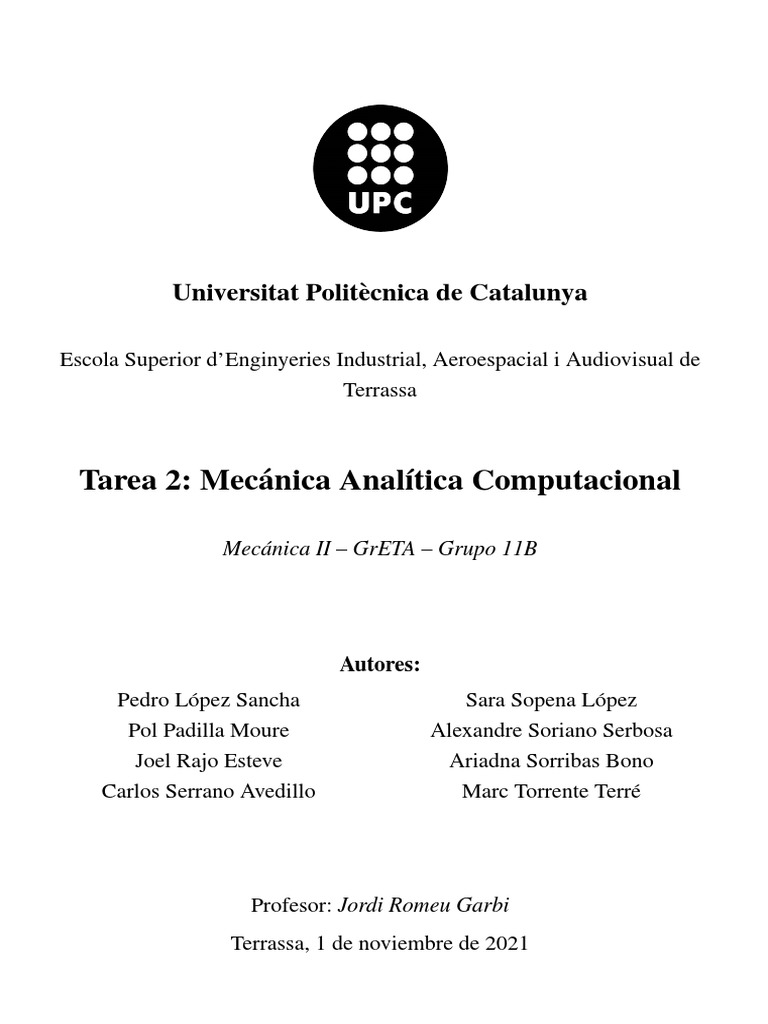 Tarea 2-Grupo 11B | PDF