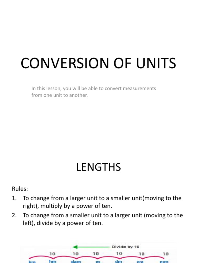 Conversion of Units | Download Free PDF | Fahrenheit | Mathematics