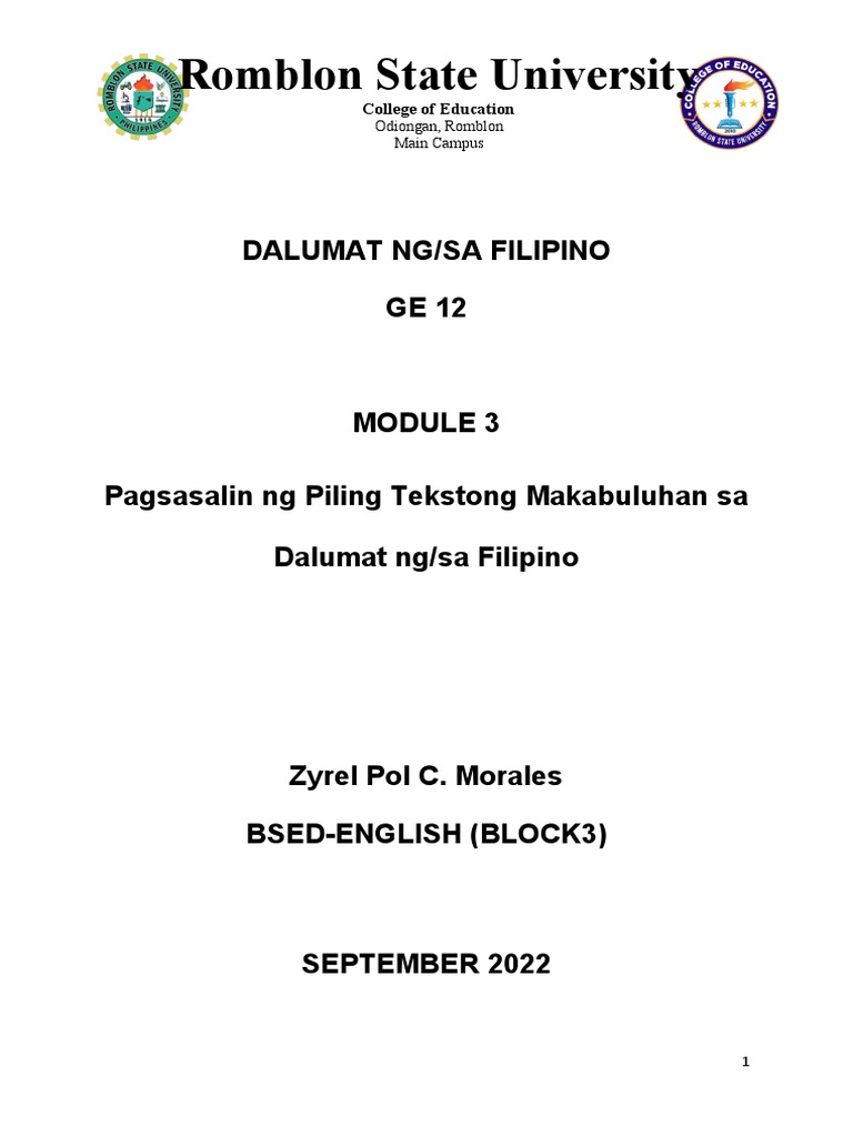 Morales, Zyrel Pol C.-Module3 | PDF