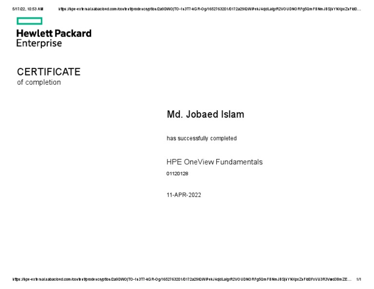 HPE OneView Fundamentals | PDF