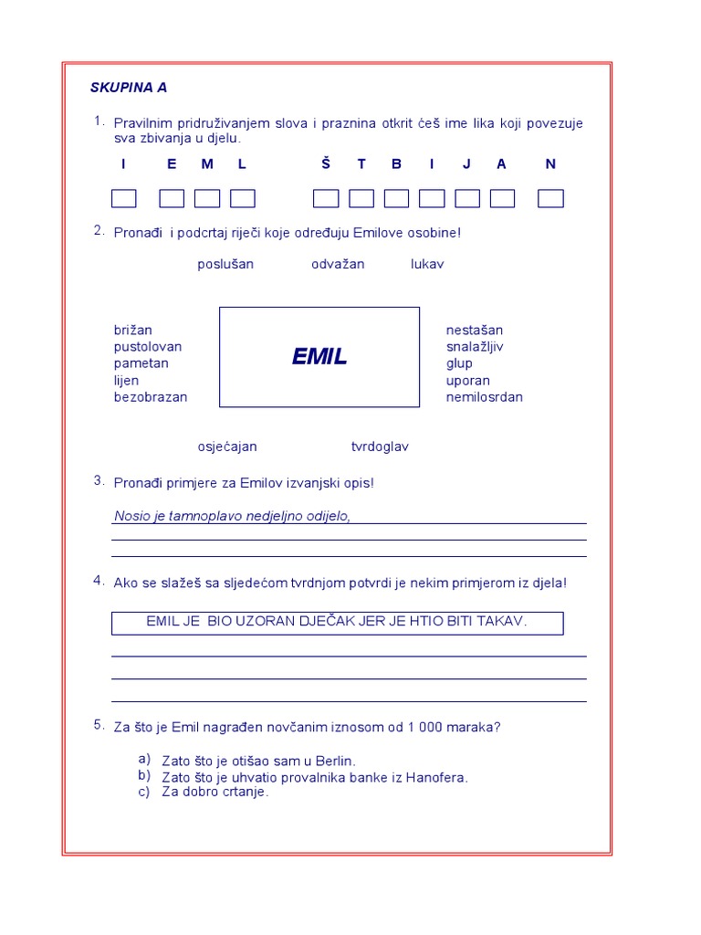 Emil 3nast Listicamarina | PDF