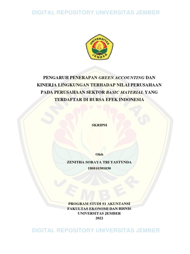 Repository Skripsi Zenitha | PDF