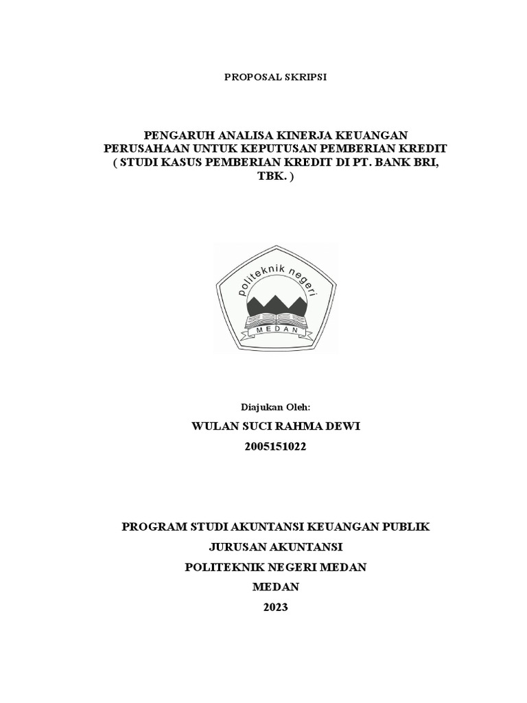 Wulan Suci Rahma Dewi - Proposal Penelitian | PDF