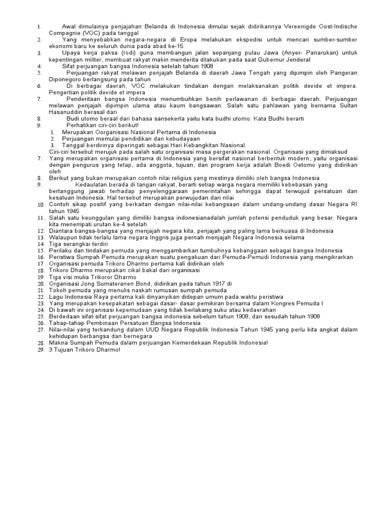 Kisi-Kisi Kelas 8 PPKN 2 | PDF